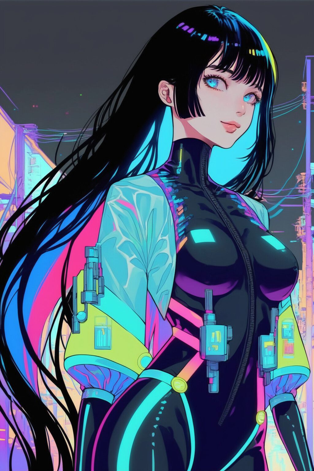 Cyberpunk Anime Arte Cyberpunk Cyberpunk Drawing Anime Art Girl Manga Art Cyberpunk