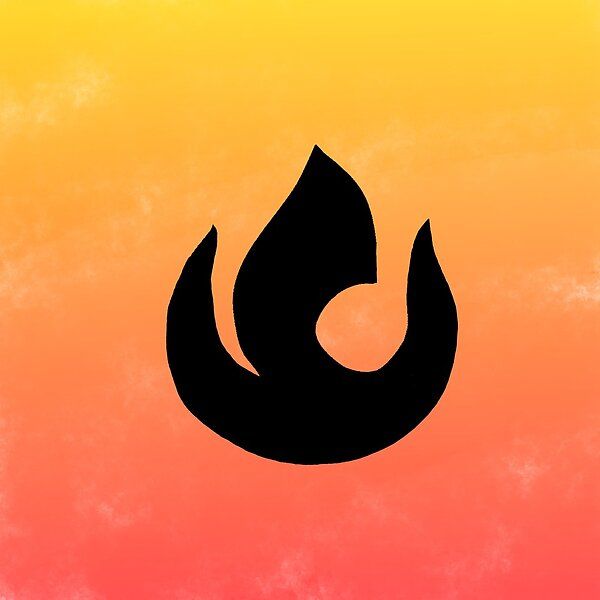 Avatar The Last Airbender Fire Nation Symbol By Rosie4320 Redbubble Fire Nation Symbol The