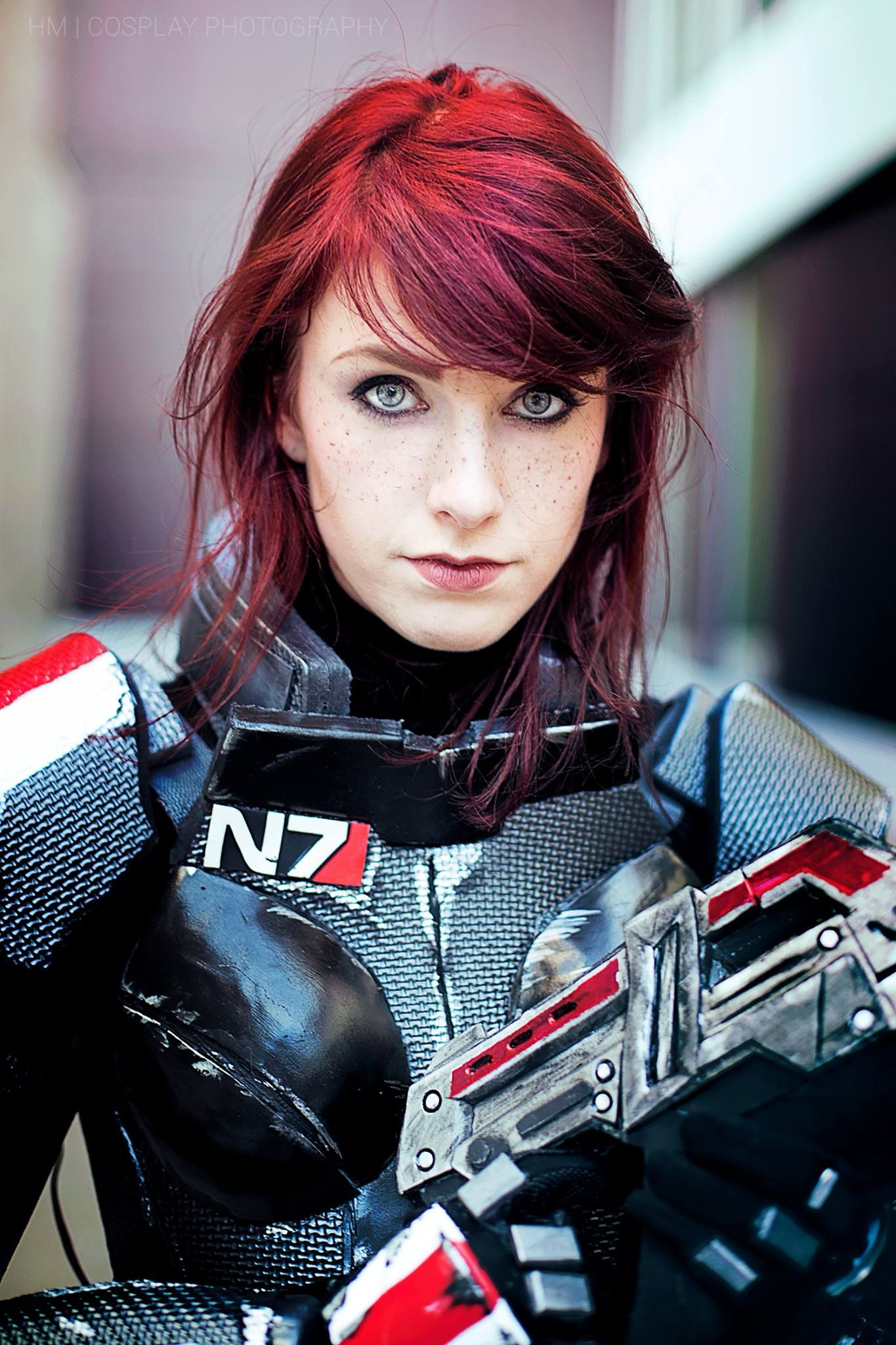 Mass Effects Commander Shepard Reporting For Duty Cosplay Outfits