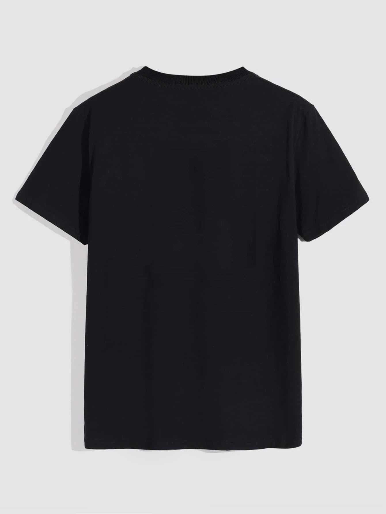 Rose Print T Shirt Crew Neck Short Sleeve T Shirts Tenue