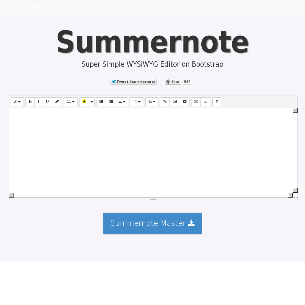 Summernote Super Simple Wysiwyg Editor On Bootstrap