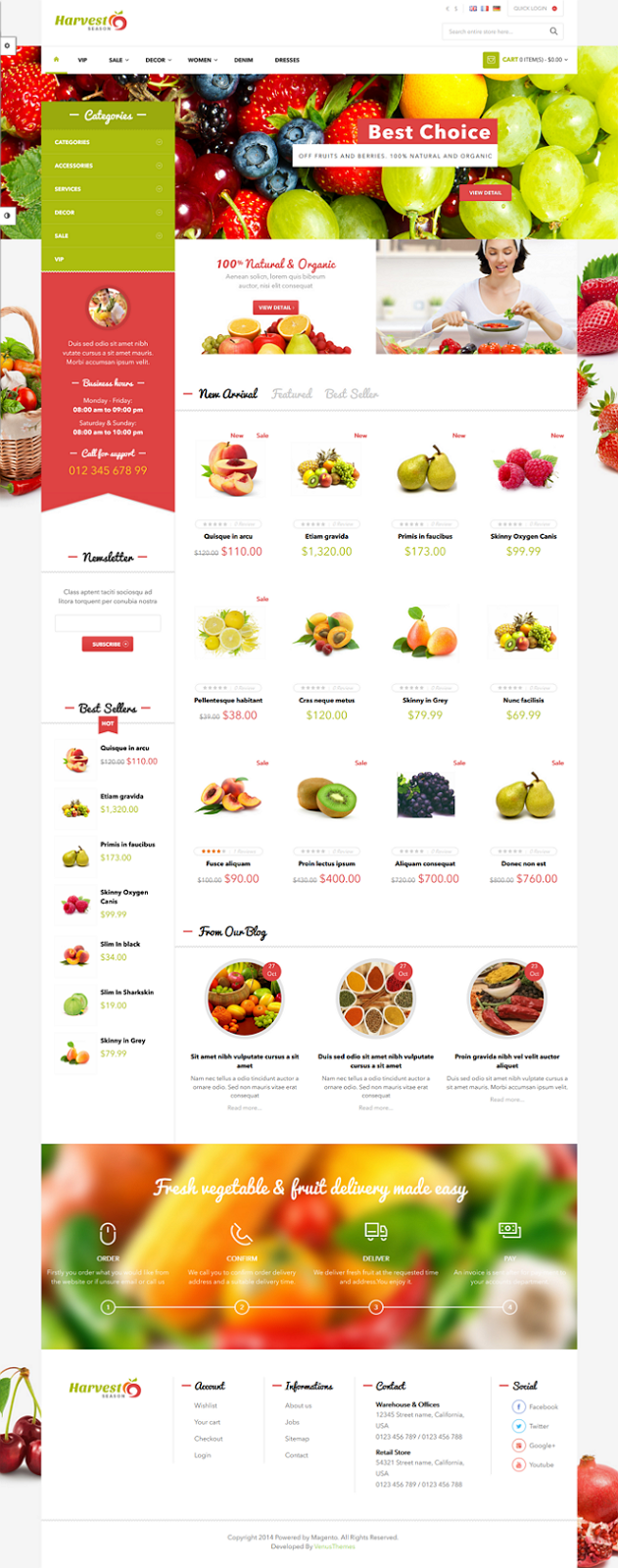 Food Shop Responsive Ecommerce Theme Magento Ecommerce Magento Themes Ecommerce Themes