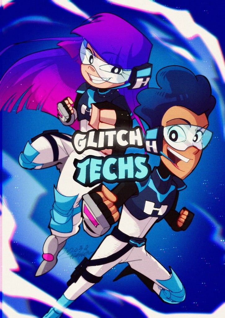 Glitch Techs Фан арт Иллюстрации Искусство