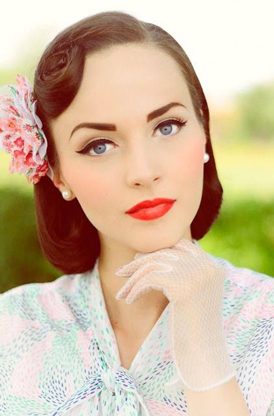Retro Makeup Gorgeous Wedding Makeup Wedding Makeup Vintage Vintage Wedding Hair