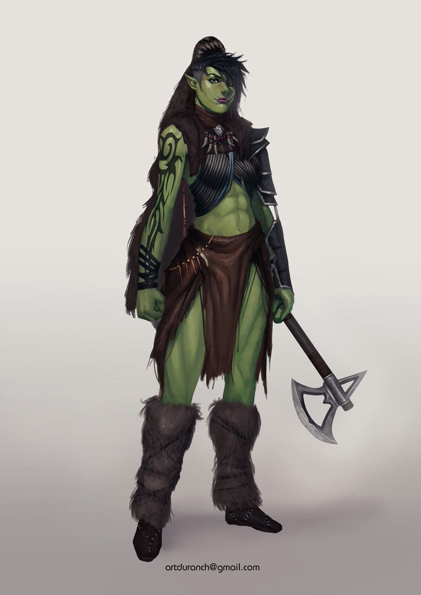 Commission Orc By Luis Gómez Weyler Criaturas De Fantasía