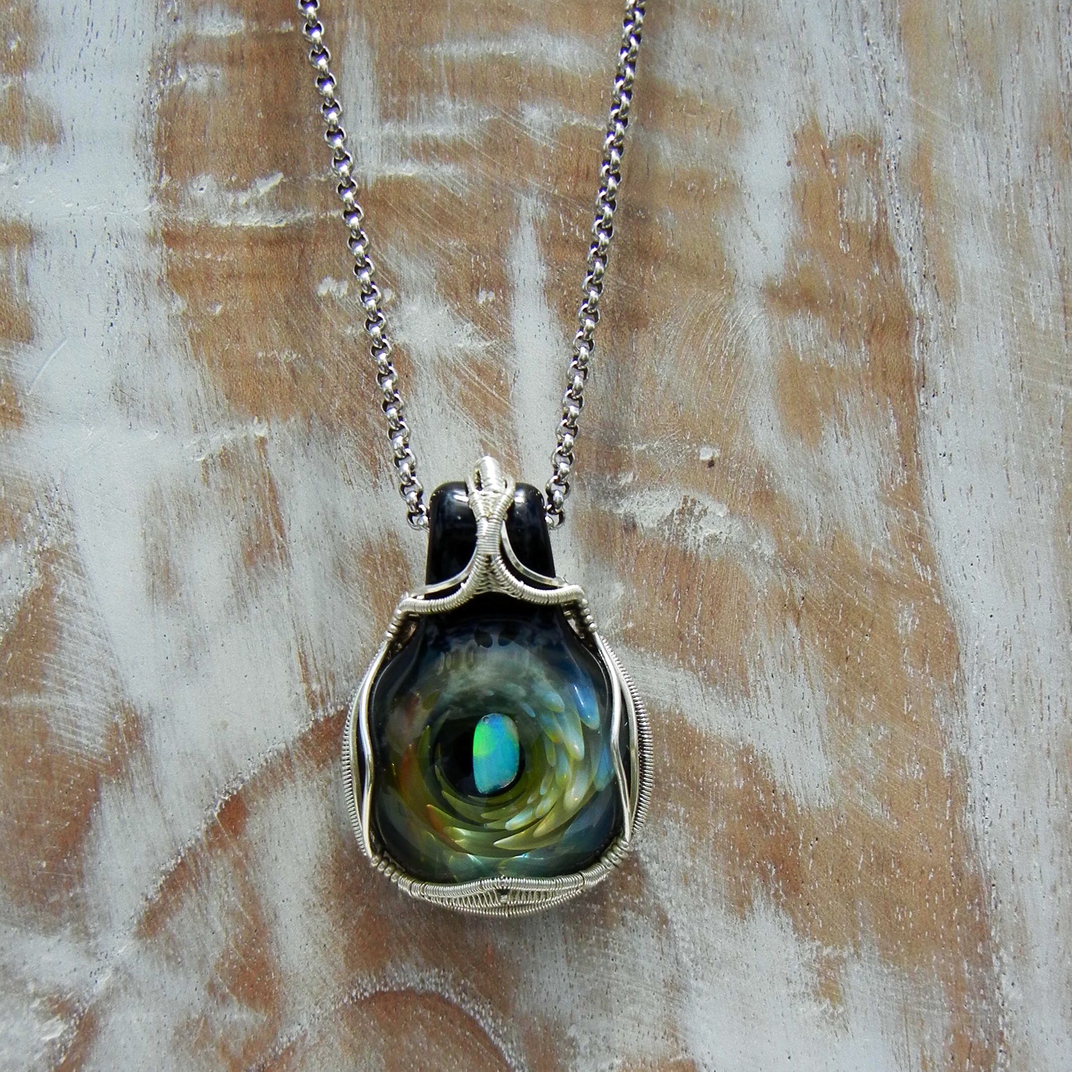 Heady Glass Heady Glass Pendant Heady Glass Pendant With Etsy Heady Glass Pendant Pendant