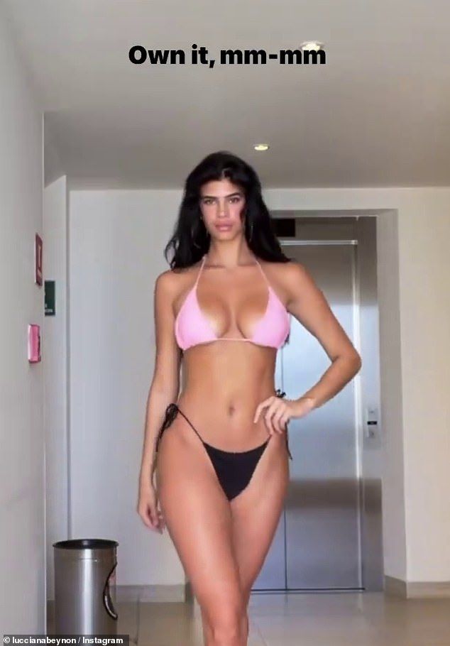 Oh my! The Candyman's daughter Lucciana Beynon flaunted her sensational ... Oh my! The Candyman's daughter Lucciana Beynon flaunted her sensational ...