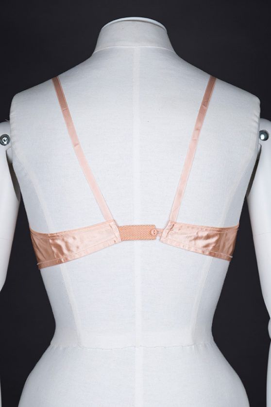 Liberation Quilted Satin Bra The Underpinnings Museum Lingerie Vintage Vintage Bra Vintage