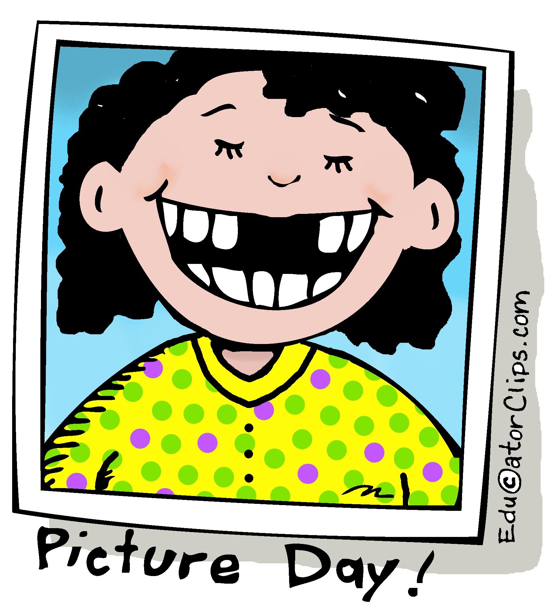 School Picture Day Girl Clip Art Picture Day School Pictures Photo