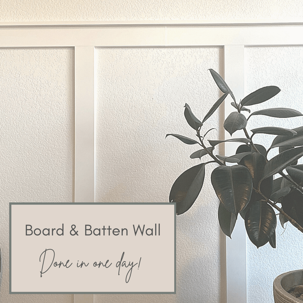 Mdf Trim Board And Batten Wall Spackle Liquid Nails Nail Gun Construction Adhesive