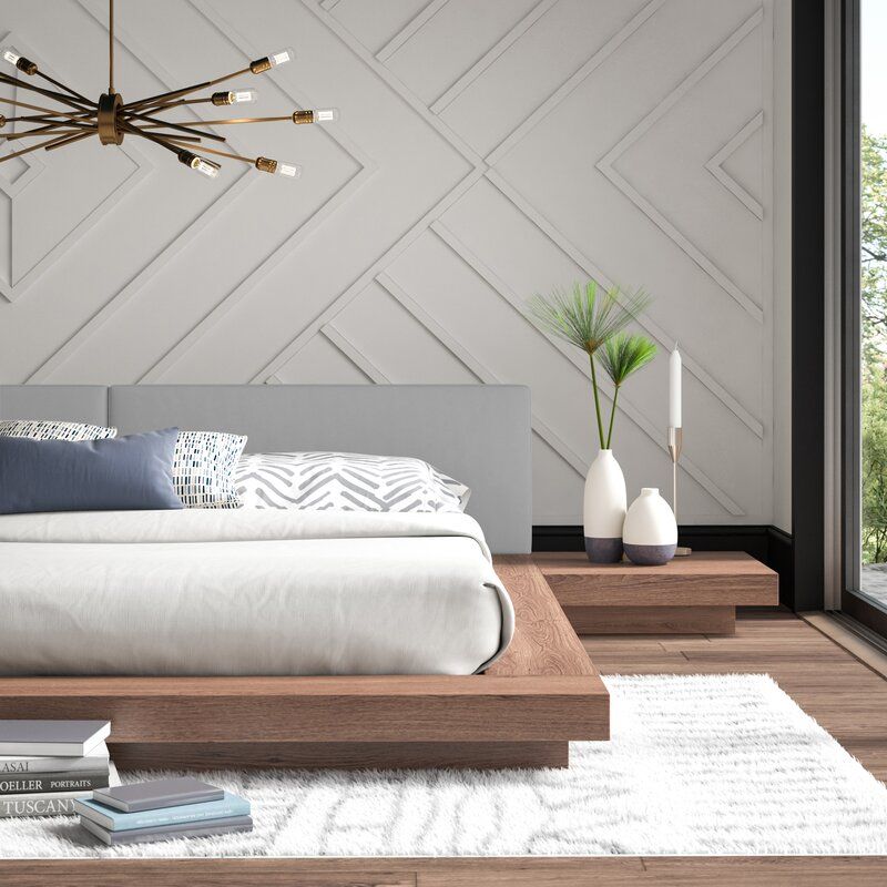 Mercury Row® Noblitt Upholstered Platform Bed And Reviews Wayfair Home