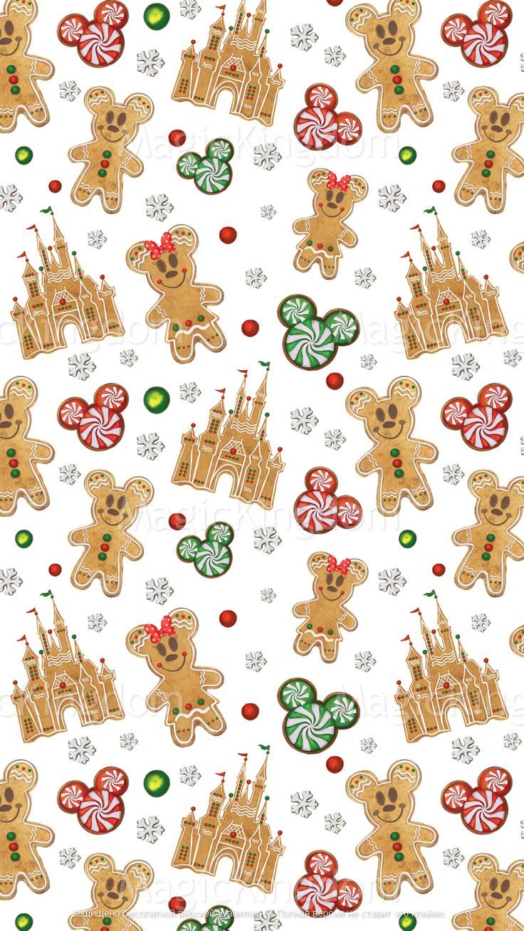 Disney Christmas Digital Paper Magic Kingdom Disney Paper Christmas