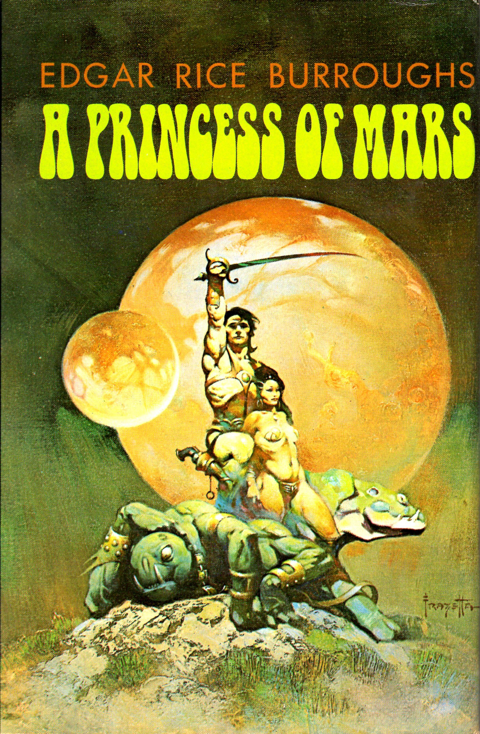 Frank Frazetta A Princess Of Mars By Erb Nelson Doubleday Inc 1970 Libros De Ficción