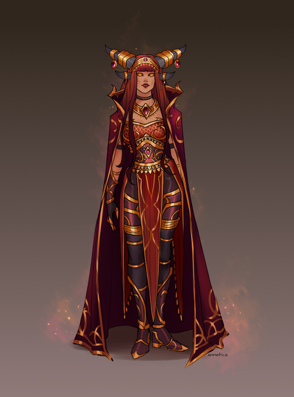 Artstation Alexstrasza Redesign Rimma B Warcraft Art Female