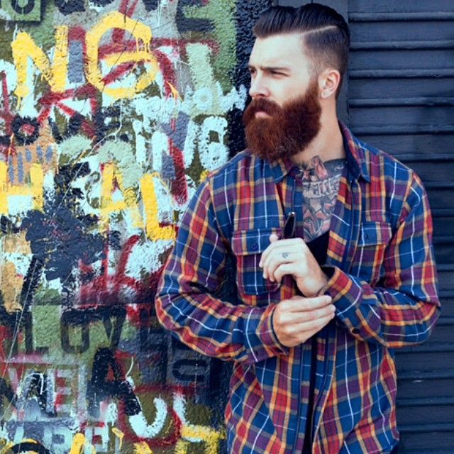 Levi Stocke Full Thick Dark Red Beard Beards Bearded Man Men Mens