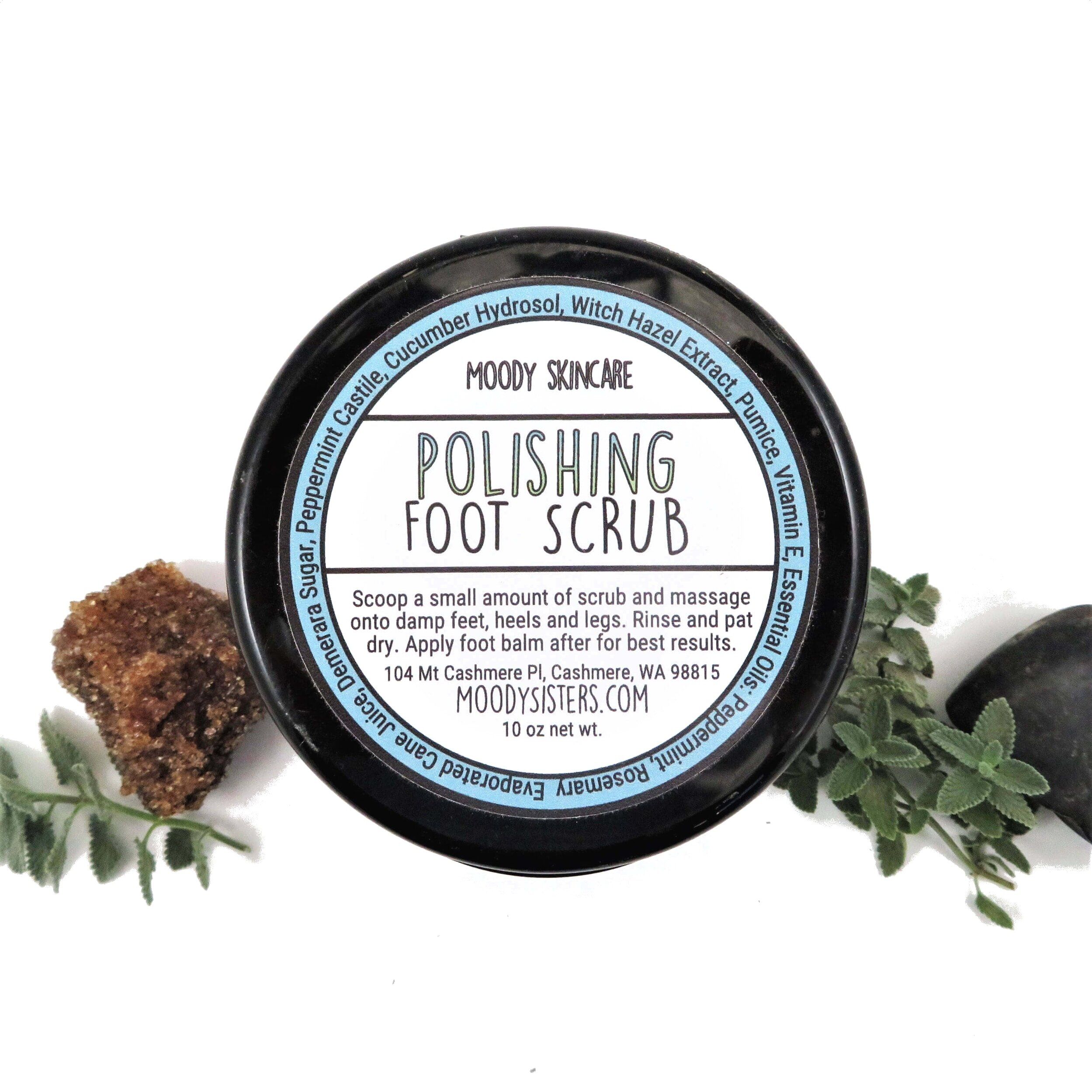 Polishing Foot Scrub — Moody Sisters Skincare Foot Scrub Cream For