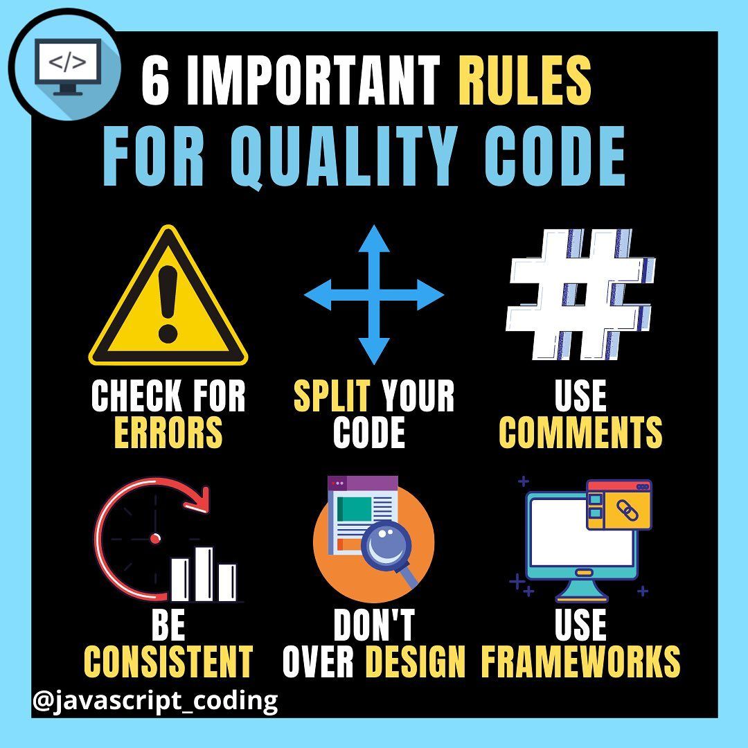 Javascript • Tech • Memes on Instagram: “Top 6 important rules every ... Javascript • Tech • Memes on Instagram: “Top 6 important rules every ...