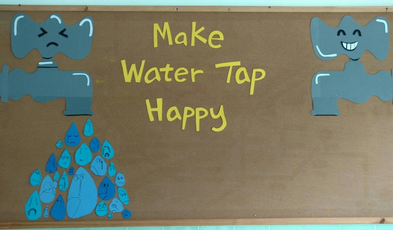 Water Saving Bulletin Board Preschool Preschool Activities Classroom