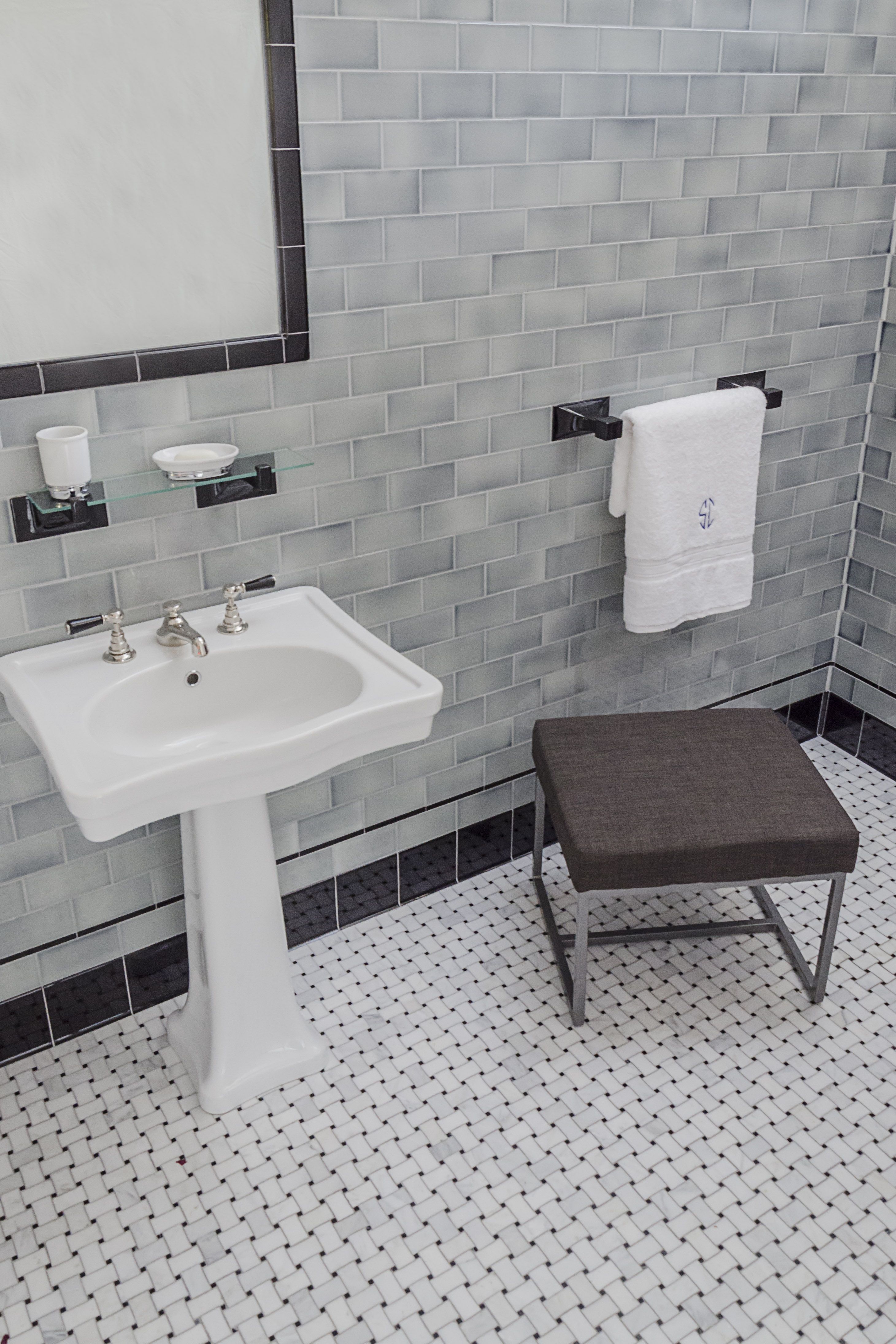 Subway Mosaic Tile Heritage Tile Bathroom Remodel Designs Restroom Decor Small Bathroom