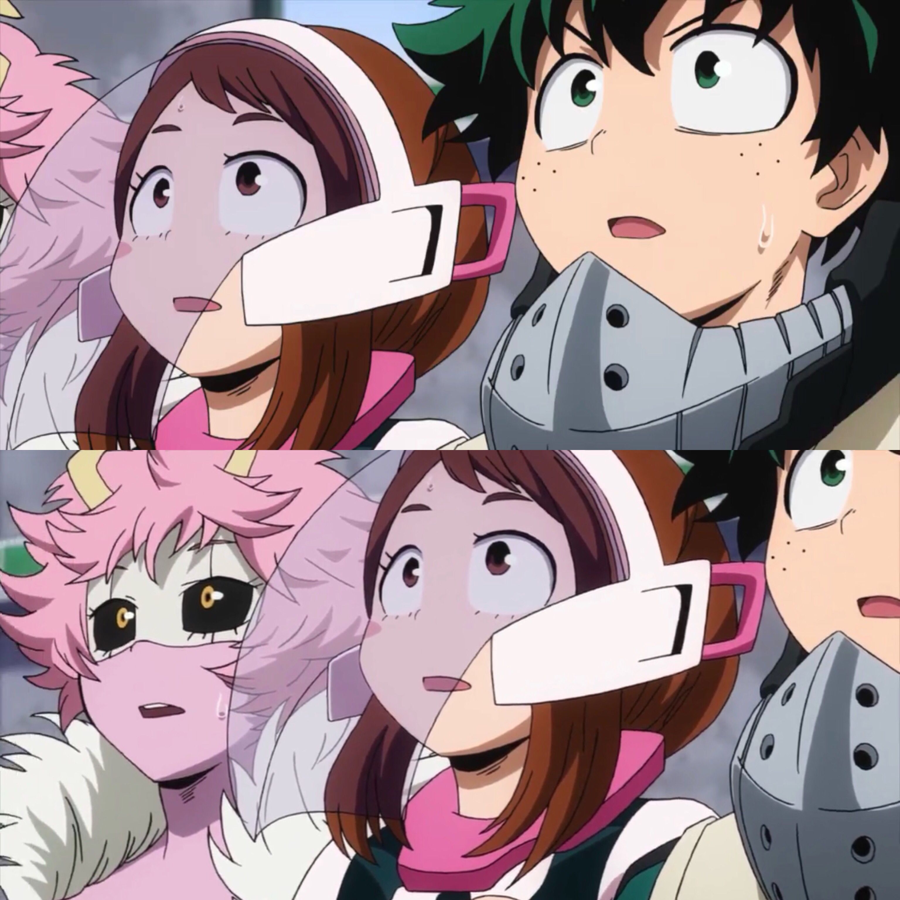 Midoriya Izuku Uraraka Ochako And Ashido Mina Boku No Hero Academia Anime Stuff Boku No
