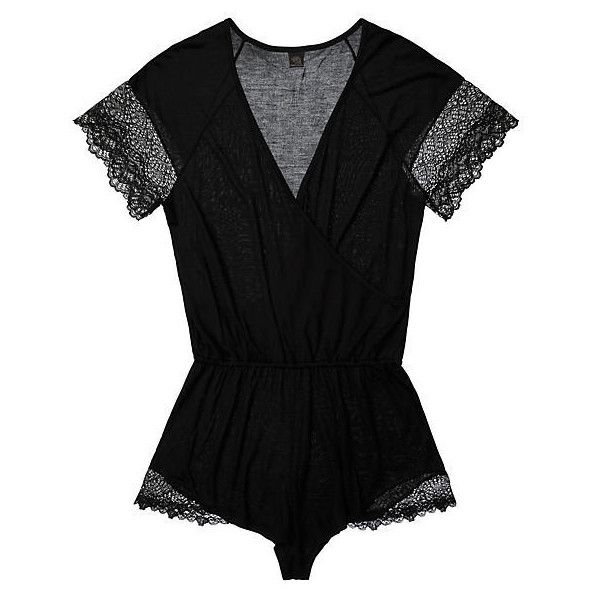Only Hearts Venice Romper Rompers Black Lace Romper Lounge Wear