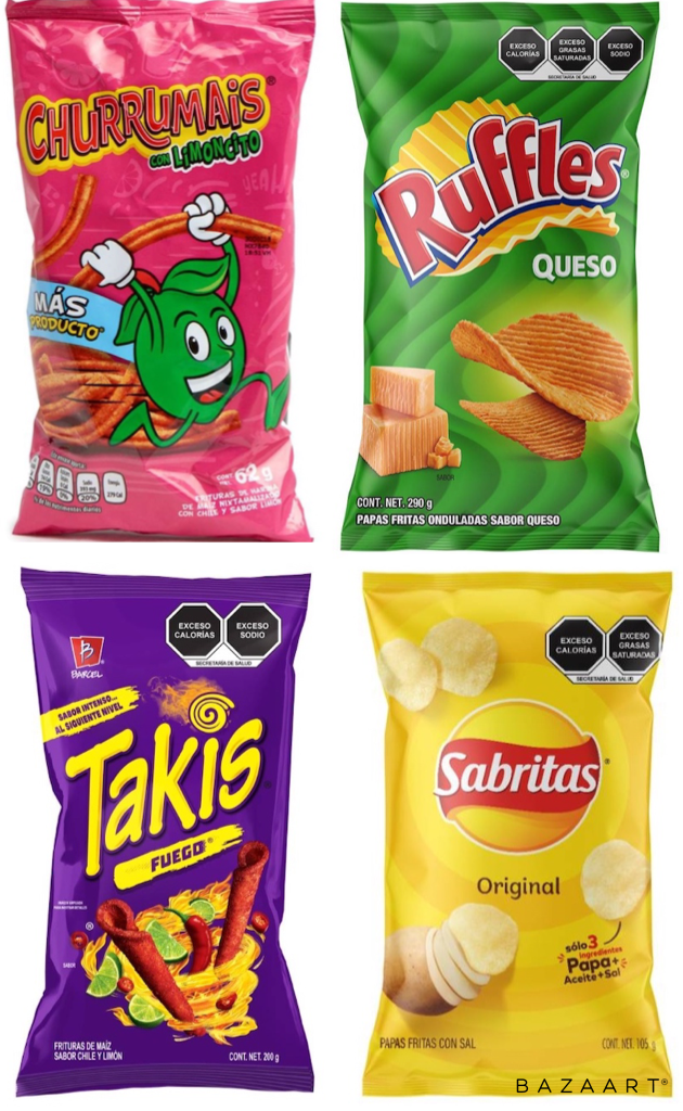 4 Tipos De Papitas Diferentes ¿cual Es Tu Favorita Comida Chatarra Helado De Menta