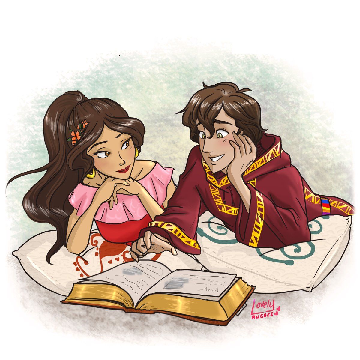 Elena X Mateo Matena Elenateo Elena Of Avalor By Lovelyrugbee Disney Princess Art