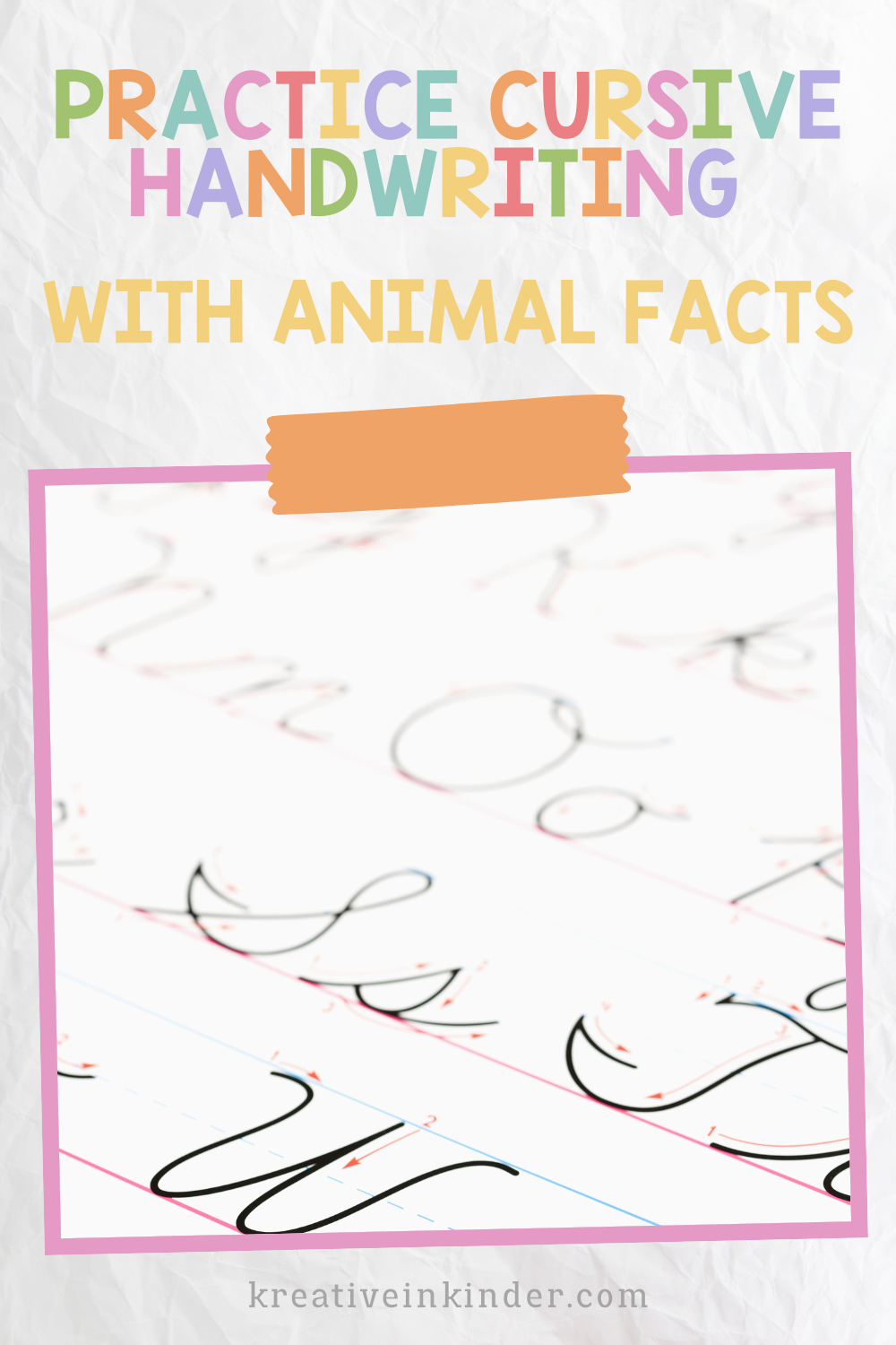 Practice cursive handwriting with animal facts – Artofit Practice cursive handwriting with animal facts – Artofit