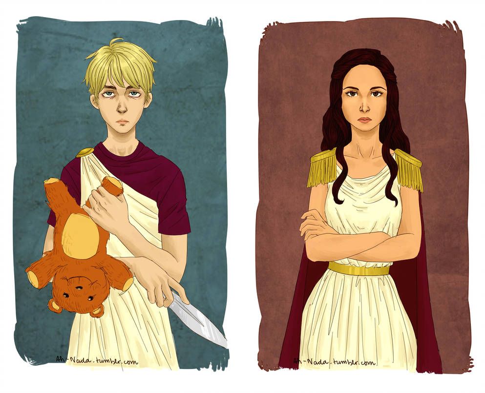 Octavian And Reyna By Ah Nada Percy Jackson Characters Octavian Percy Jackson Percy Jackson