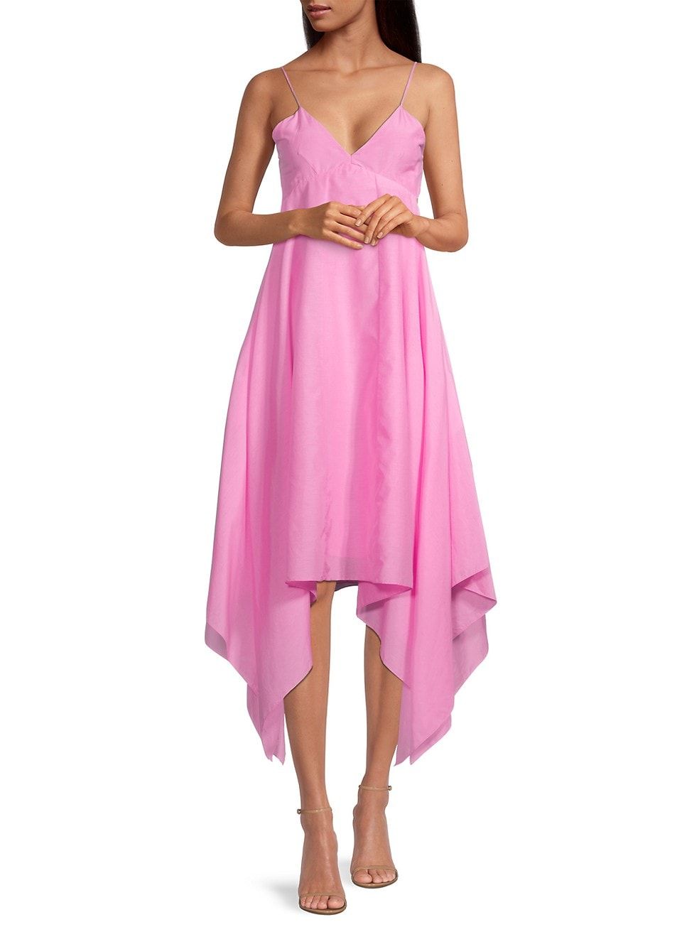 Shop Rebecca Taylor Open Back Hankerchief Dress Saks Fifth Avenue