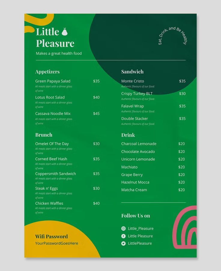 Creative Cafe Menu Template Ai Eps Psd In 2022 Cafe Menu Cafe Menu Design Menu Design Template