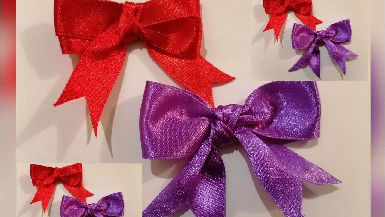 How To Make Bows Ribbon Bows Easy Step Easy Crafts The Creator