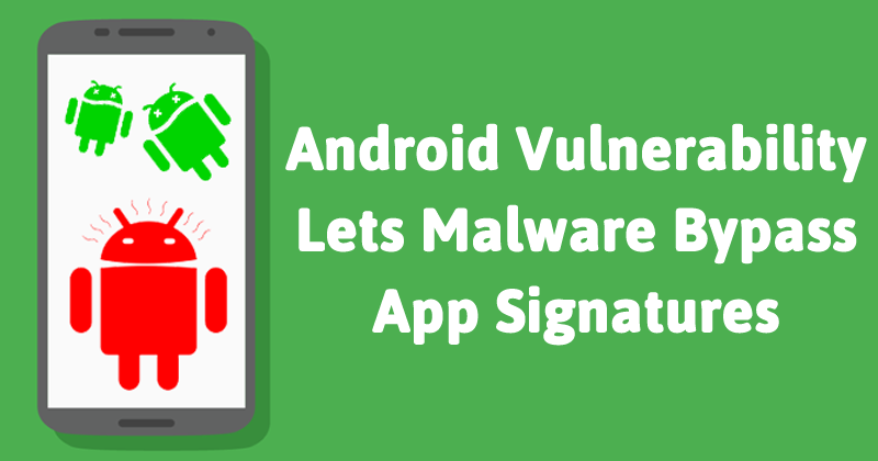 Hackers Can Inject Malware Into Android Apps Without Altering Signatures App Android Apps
