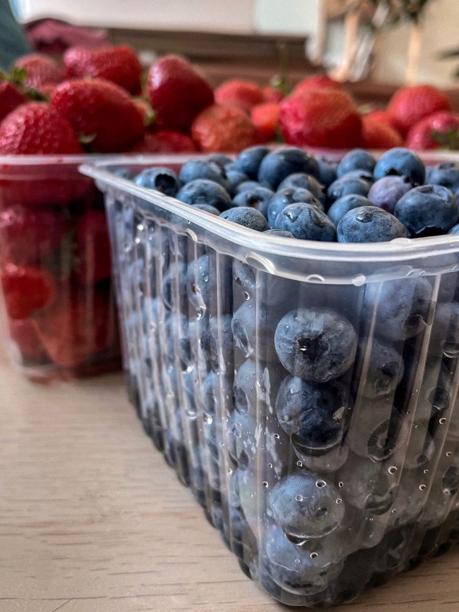 Berries клубника голубика Черника Клубника Ягоды