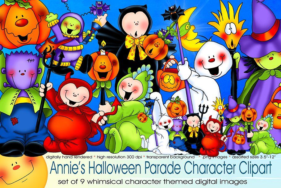 Halloween Parade Clipart Free