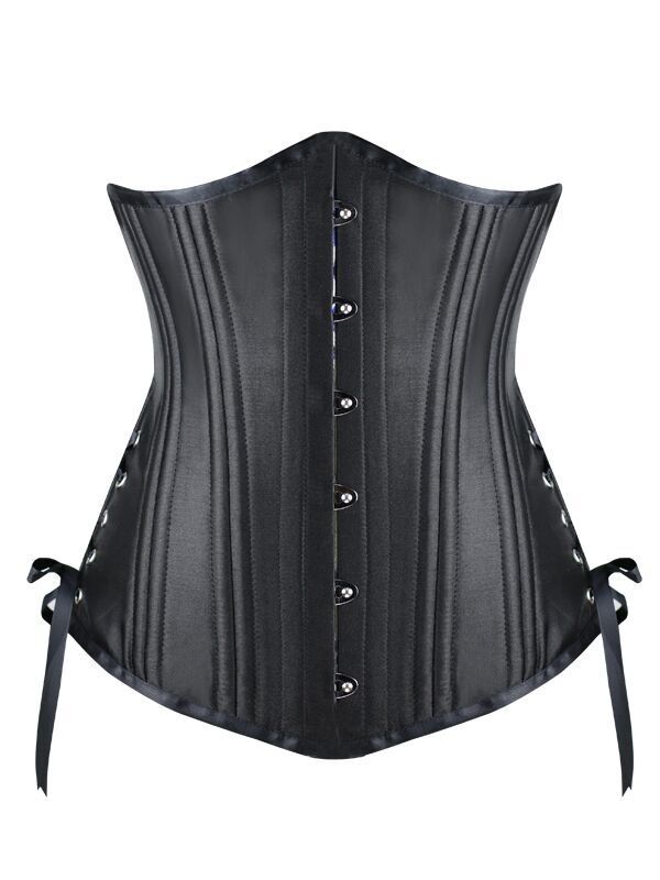 Burvogue 22 Double Steel Boned Underbust Satin Waist Training Corset