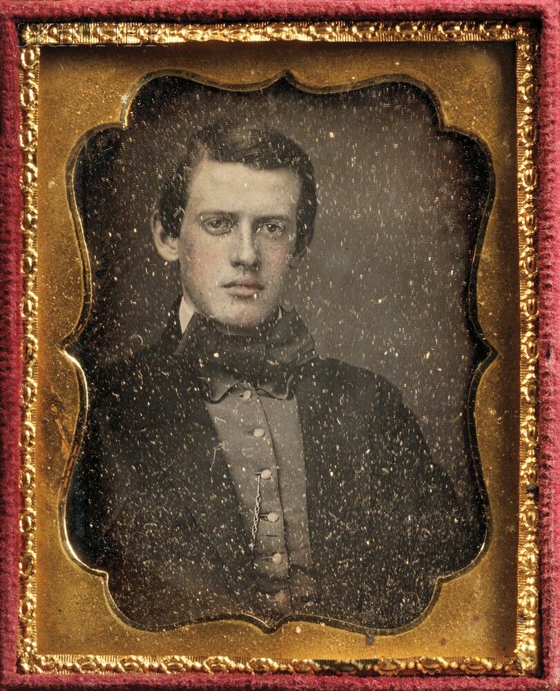 Two Daguerreotypes American School 19th Century Ninth Plate
