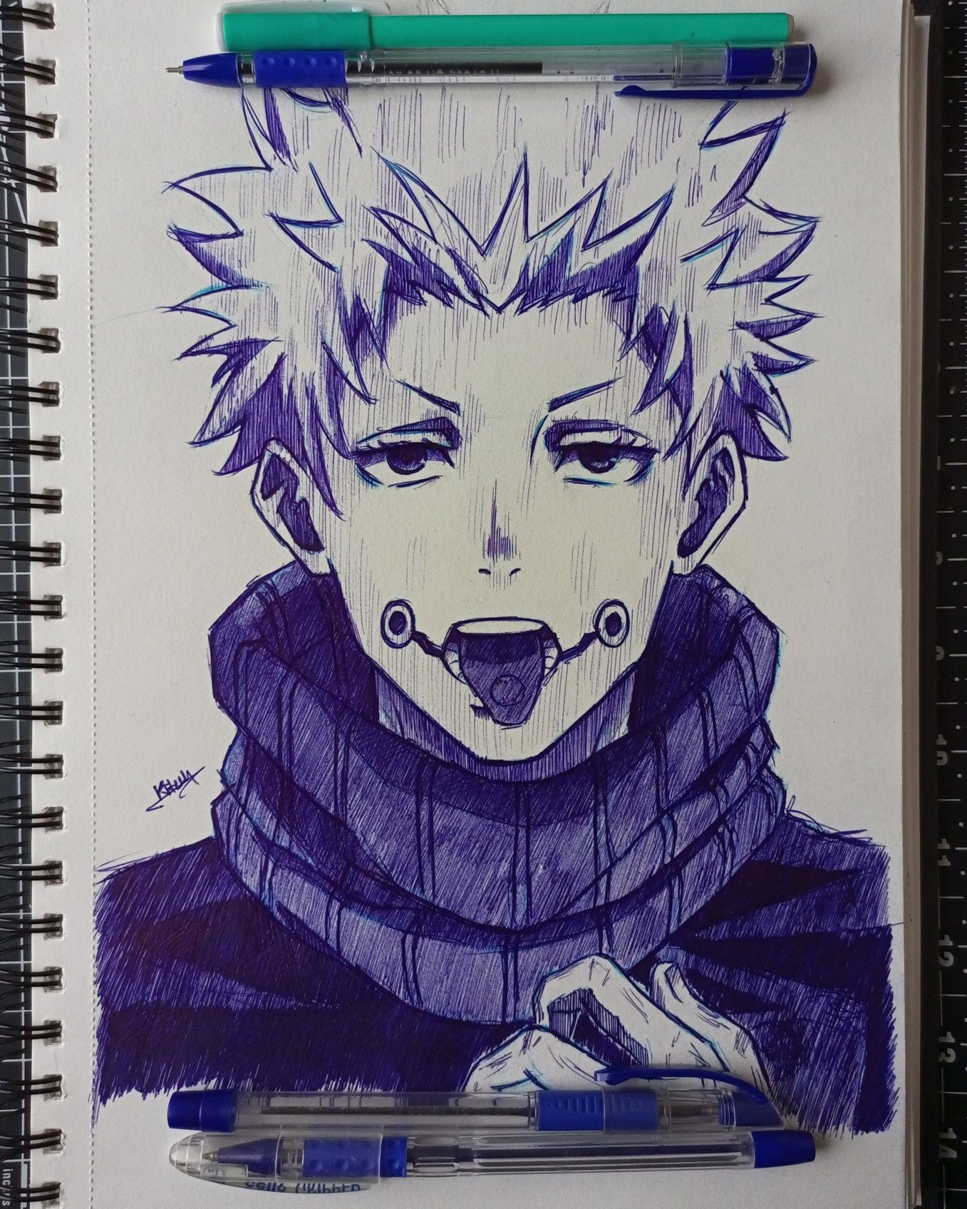 Toge Inumaki Drawing In 2024 Characters Inspiration Drawing Anime Drawings Tutorials Anime