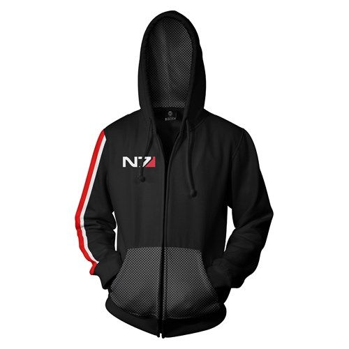 This N7 Mass Effect Premium Hoodie Would Make Commander Shepard Proud Featuring An Ultra