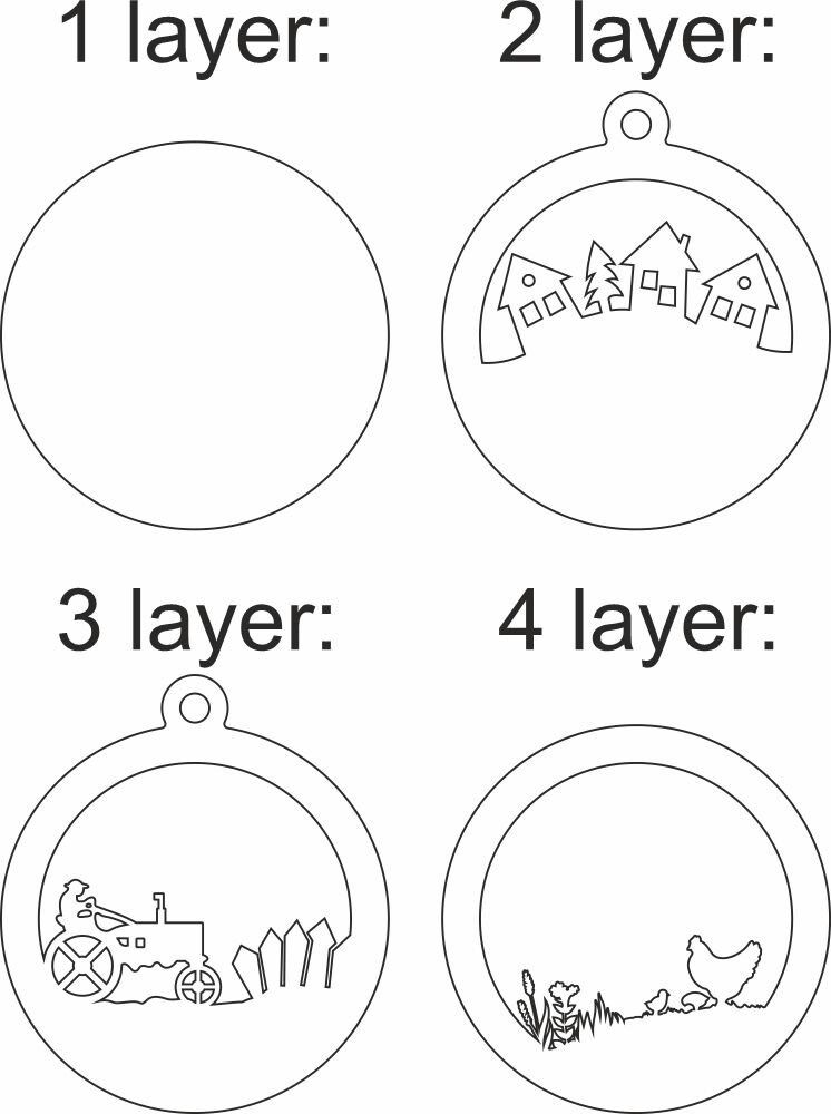Country Farmhouse Christmas Svg Laser Cut And Glowforge Files Farm