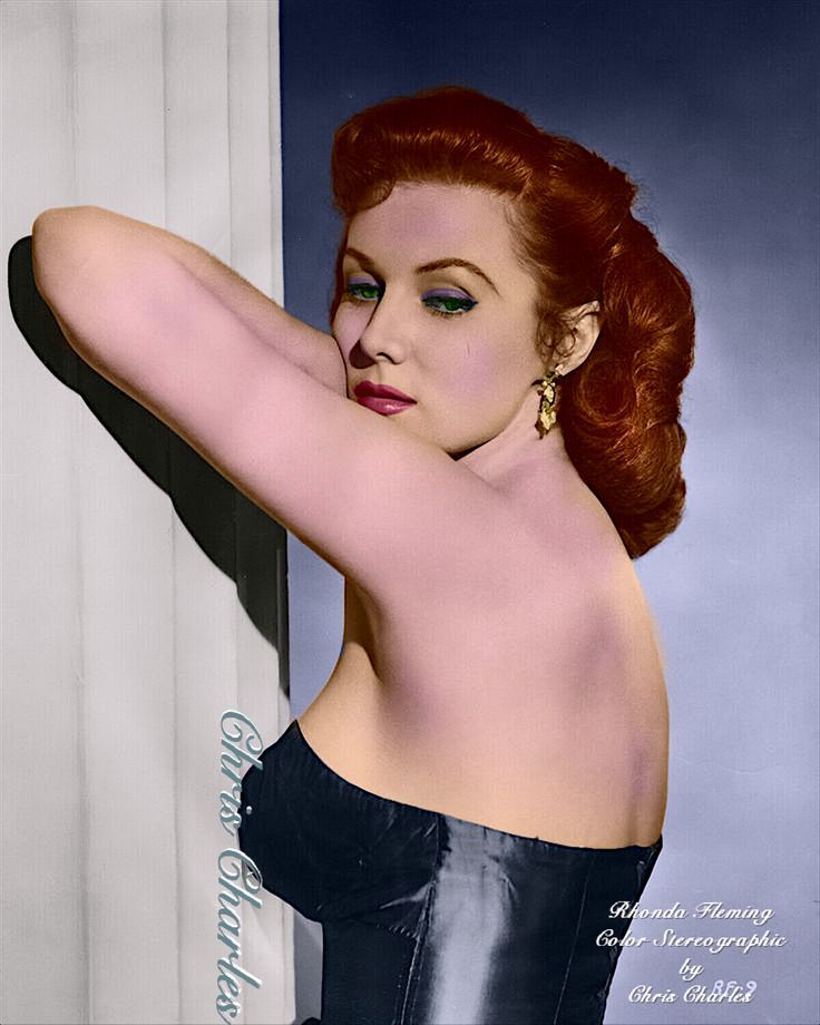 Rhonda Fleming In 2022 Rhonda Fleming Vintage Movie Stars Beautiful