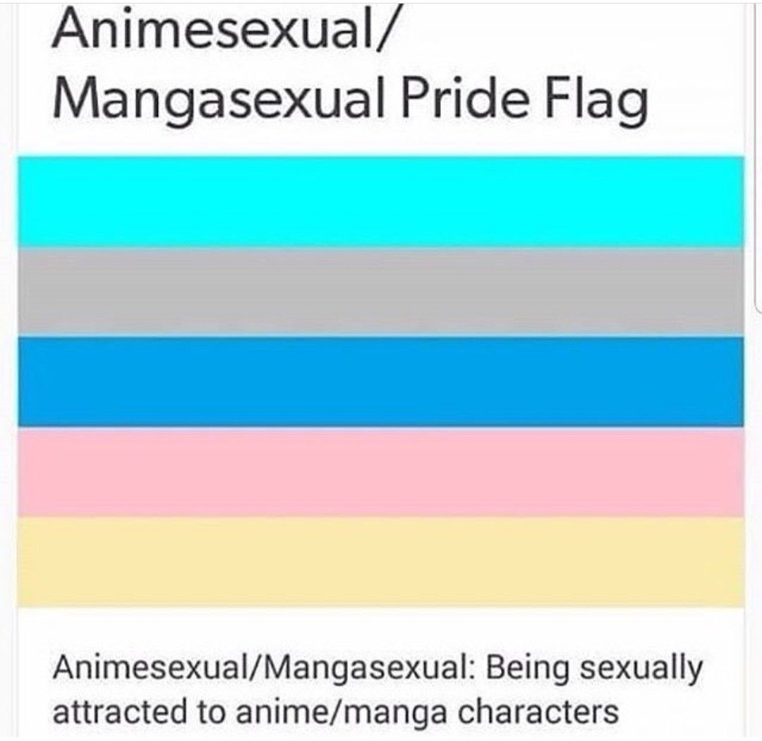 Anime With Pride Flag