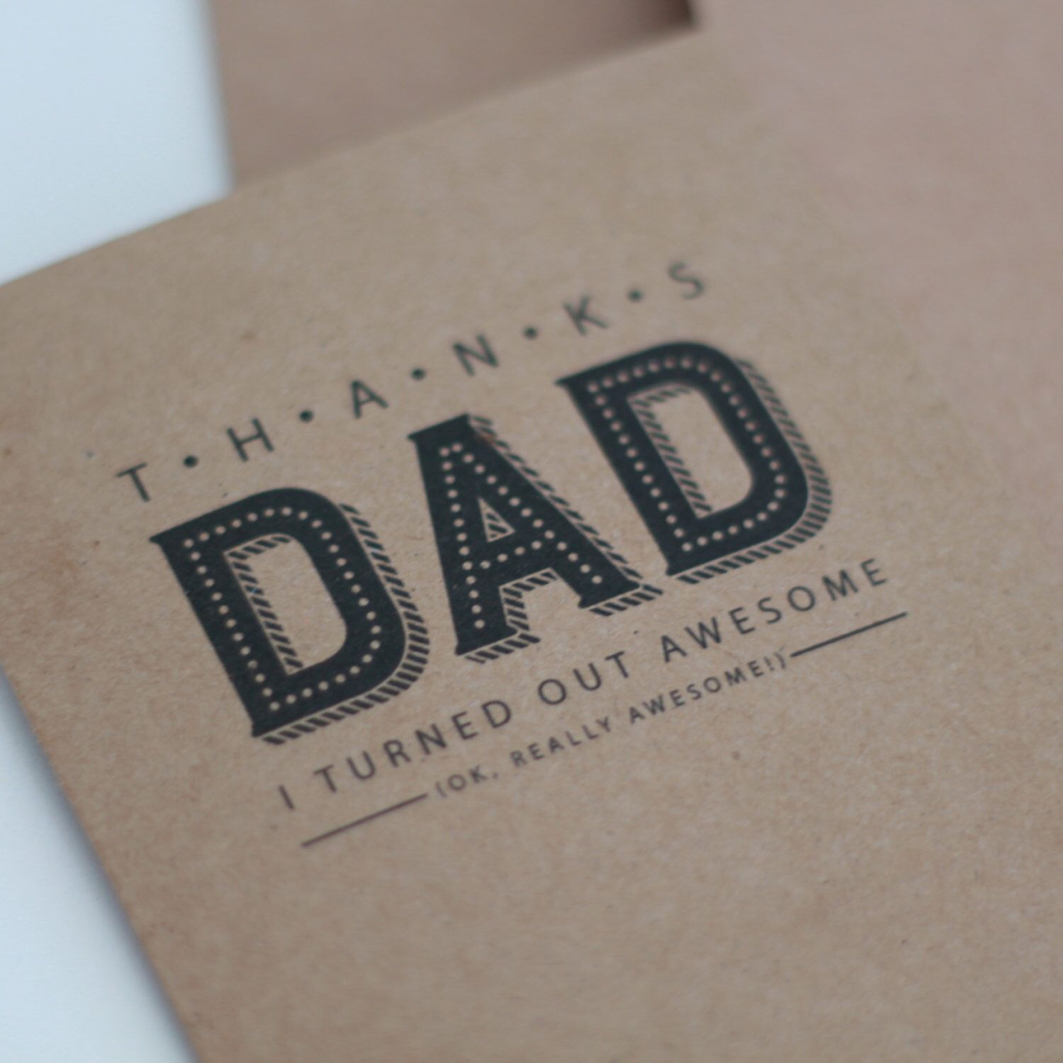Thanks Dad Card Fathers Day Card Thanks Dad I Etsy Dad Cards Fathers Day Greetings
