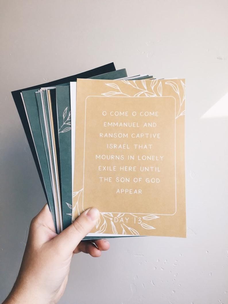 Advent Scripture Printable Cards Bible Verse Cards For Etsy Advent