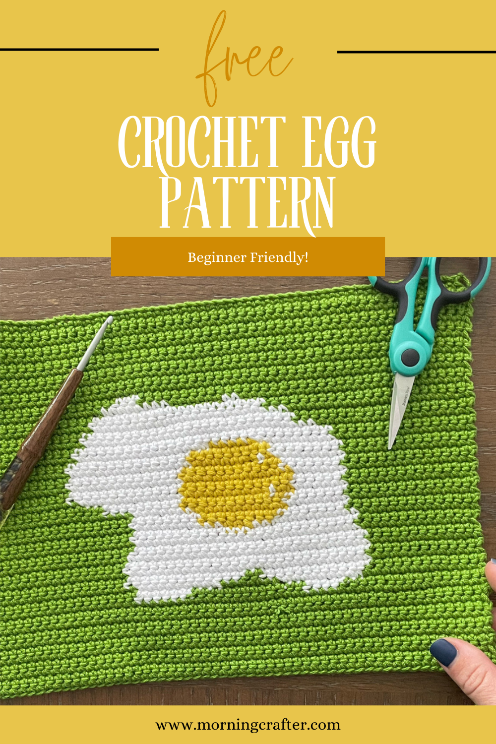 Free Crochet Egg Wall Hanging Pattern