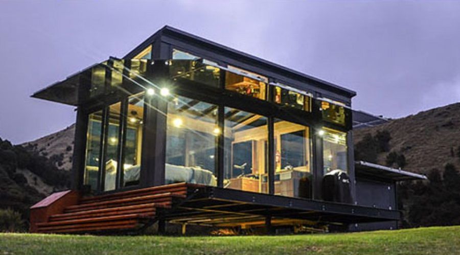 Tiny House Of Glass Would You Live In A Glass House Like This Small Cottage House Plans