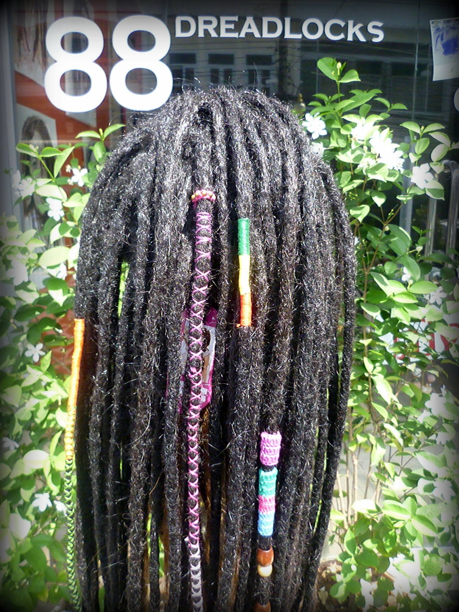 Dreadlock Wig Human Real Hair Extension