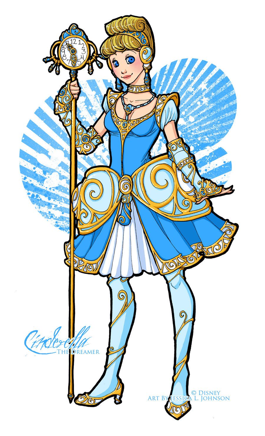 Disney Magical Girl Cinderella By ~van Etheran On Deviantart Disney Movie Characters