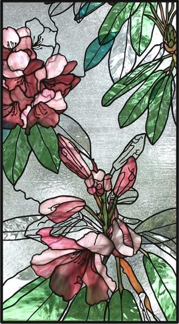 Rhododendron By Robert Oddy Tiffany Stained Glass Stained