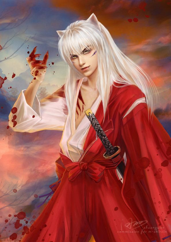 Inuyasha By Shuangwen On Deviantart Inuyasha Inuyasha Fan Art Anime Artwork